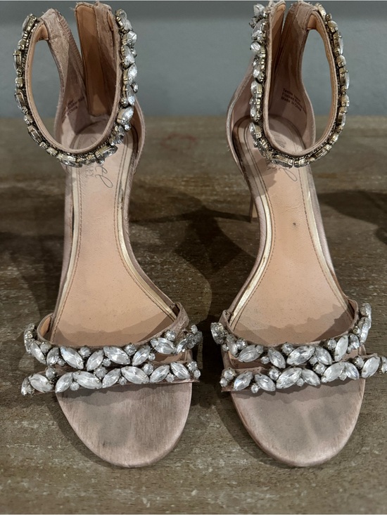 Jewel Badgley Mischka | Shoes | Badgley Mischka Jeweled Anklestrap ...